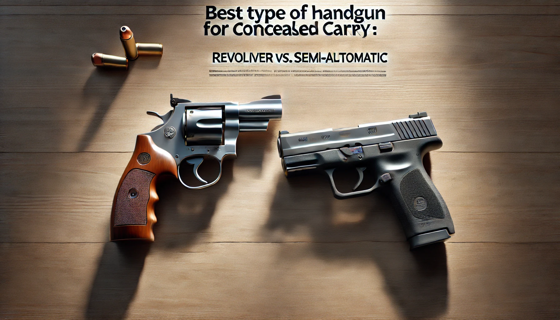 Best Type of Handgun for Concealed Carry Self-Defense - PO8